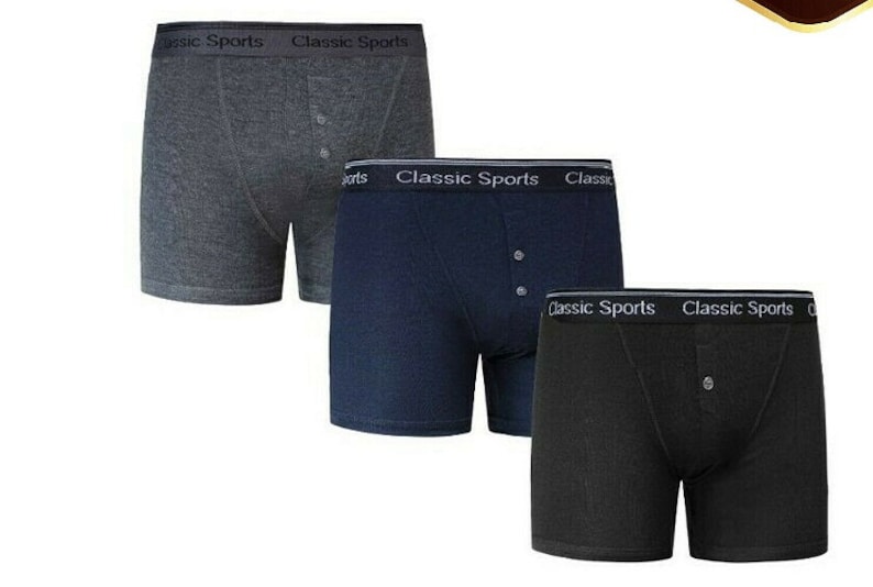 Button Fly-stp/packing Boxers - Etsy