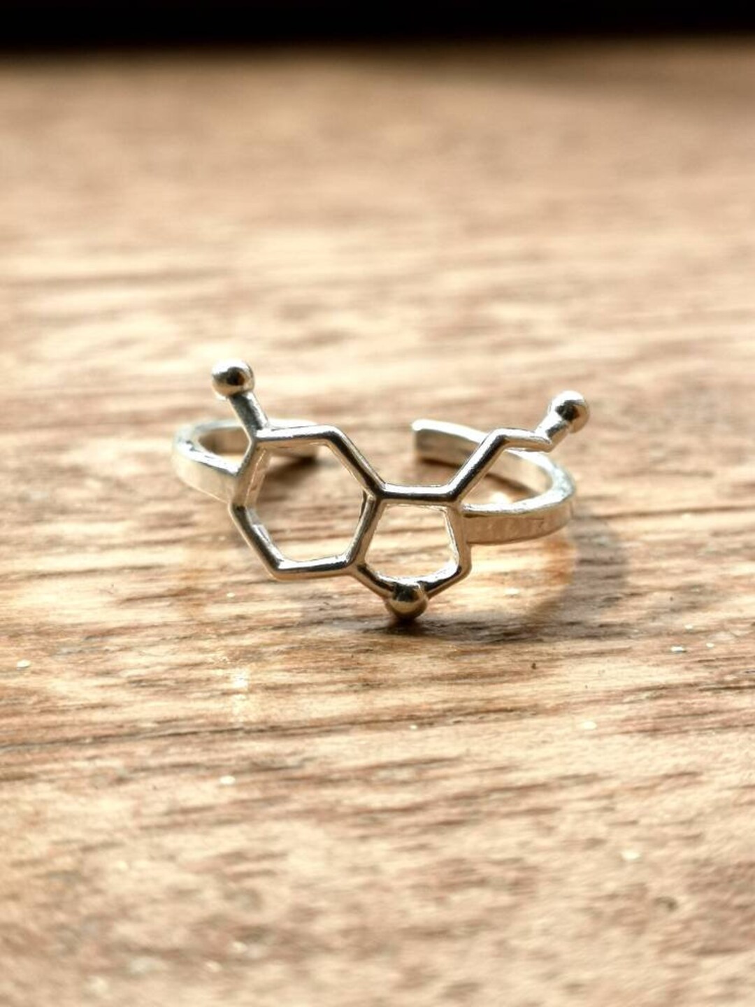 Couple Ring Set, Serotonin Ring Cool Rings Funky Rings Adjustable Ring Best Friend Rings Anxiety ...