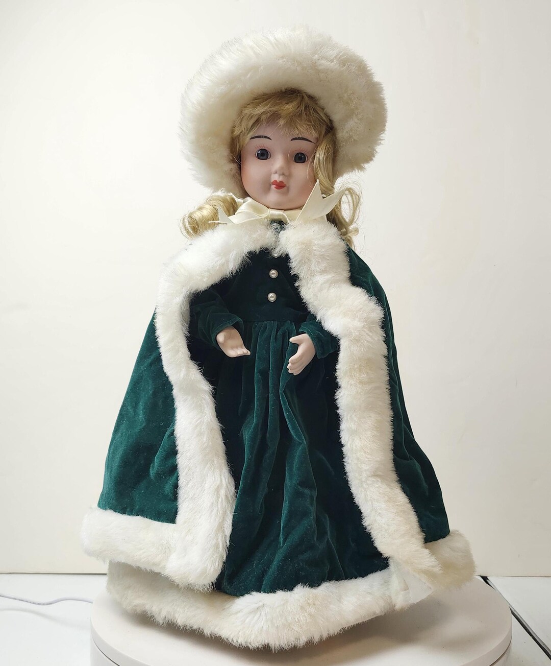 Victorian ANCO Porcelain Doll Holiday Series 16" Tall Collectible - Etsy