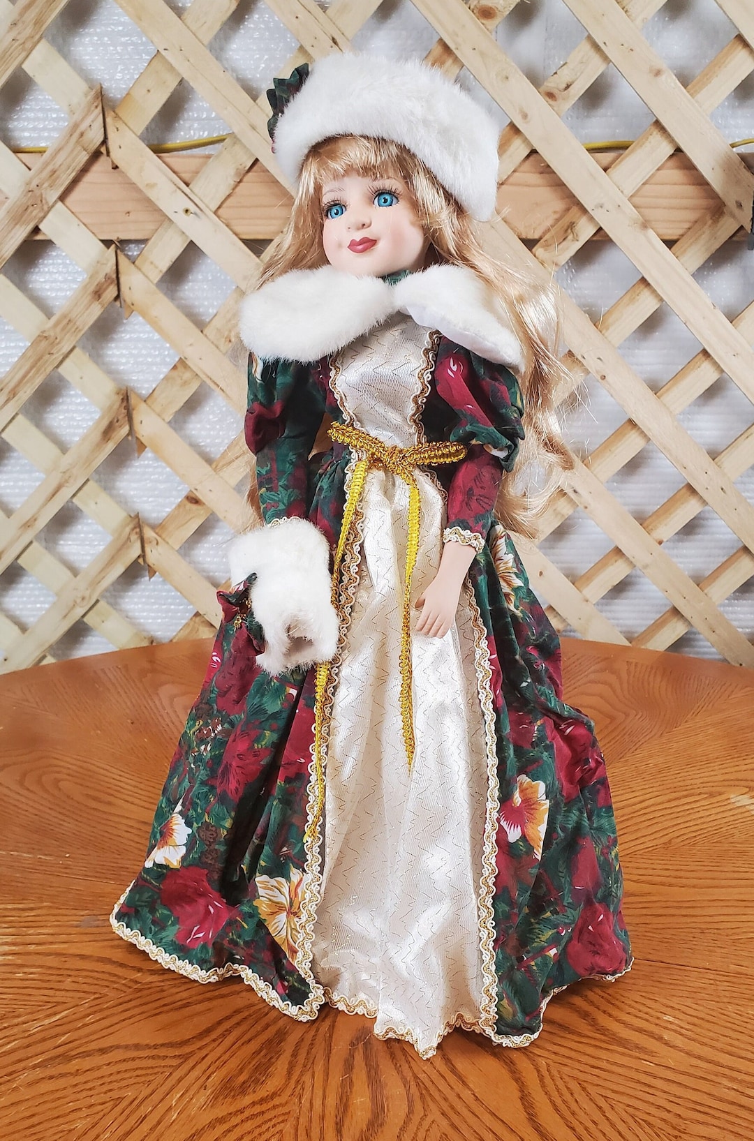The Princess Collection Porcelain Doll 17in Tall With Winter - Etsy