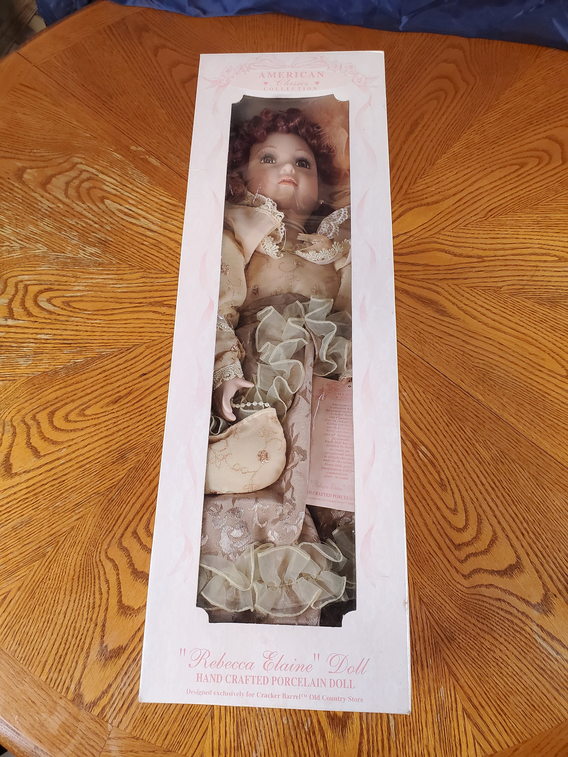 American Classics REBECCA Elaine 24 Tall Porcelain Doll With Stand Made ...