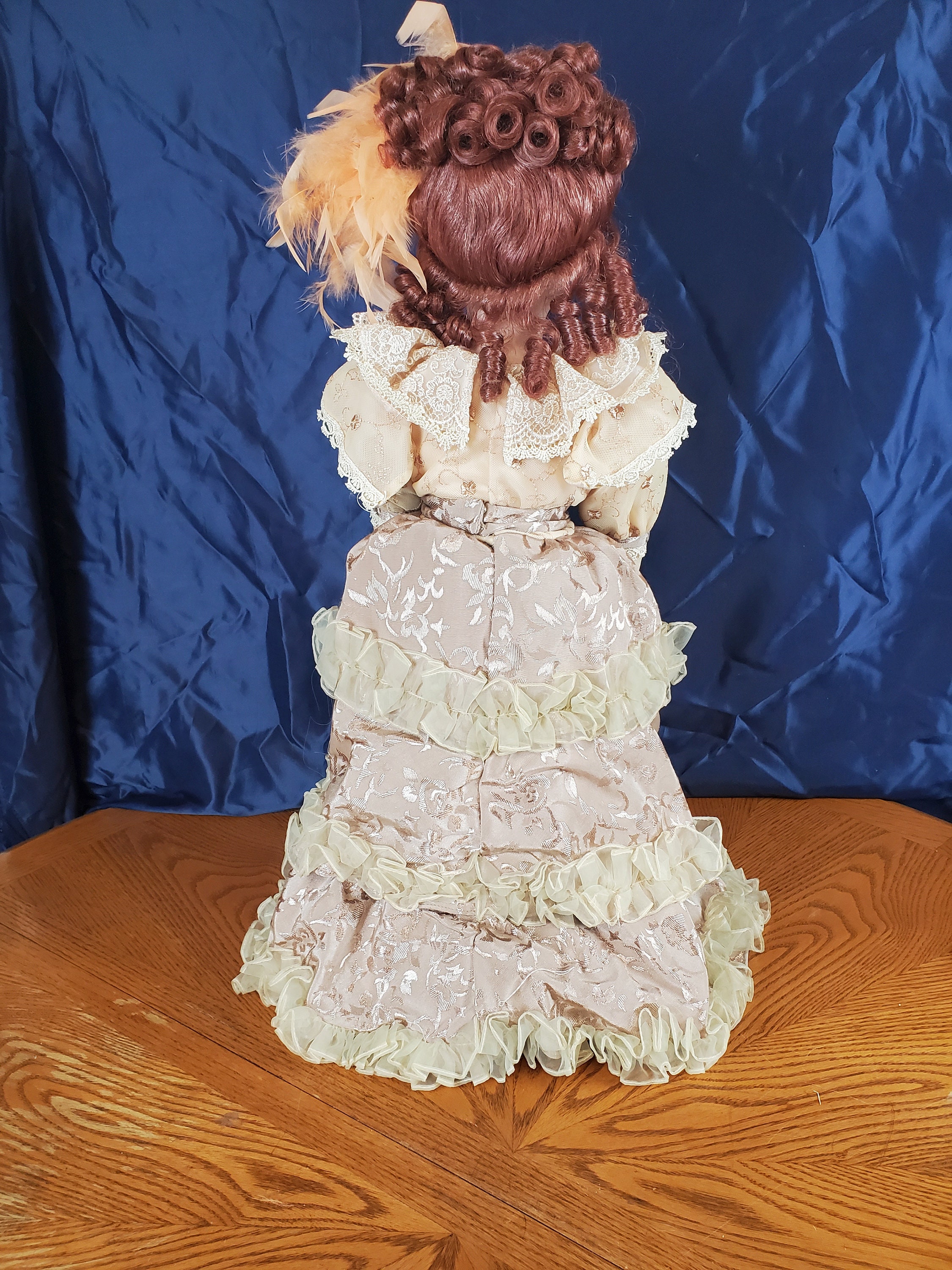 American Classics REBECCA Elaine 24 Tall Porcelain Doll With Stand Made ...