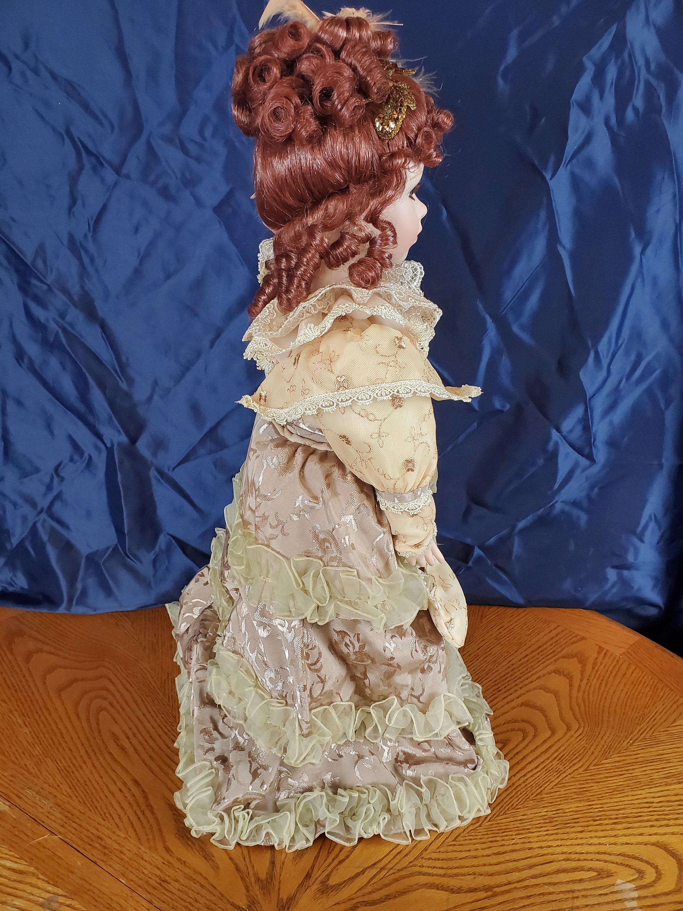 American Classics REBECCA Elaine 24 Tall Porcelain Doll With Stand Made ...