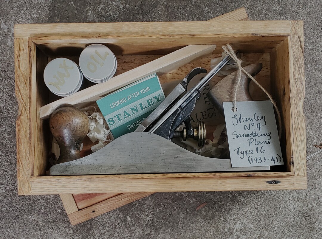 Vintage Stanley Number 4 Smoothing Plane Type 16 (1933-41) - Etsy