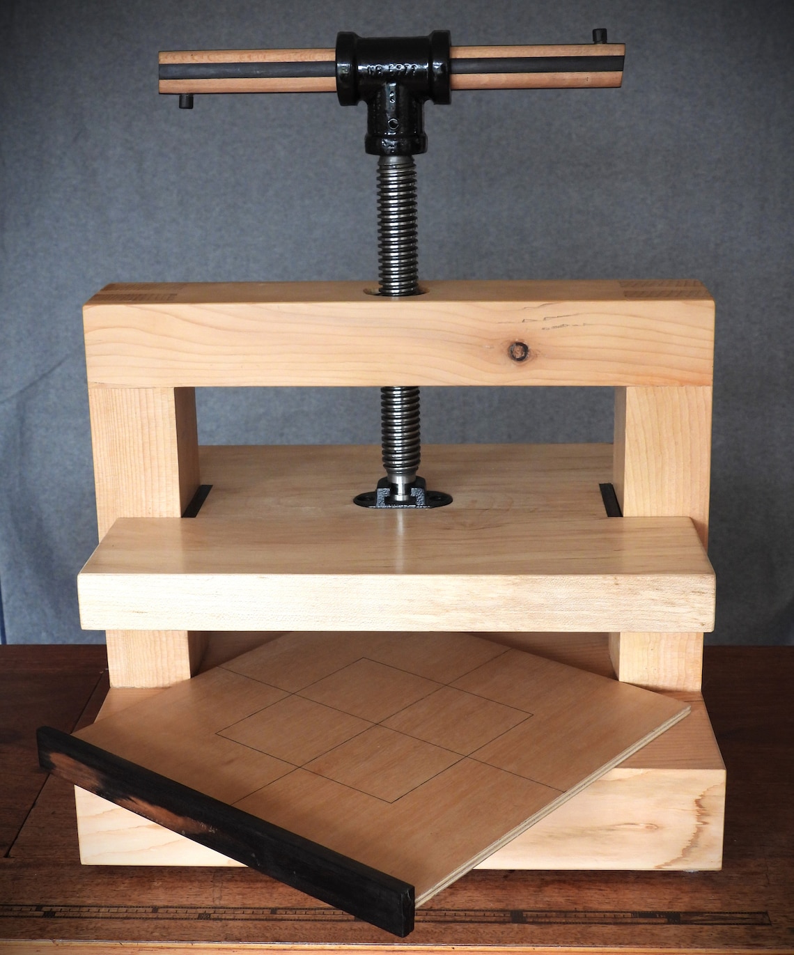 Book Binding/relief Printing Press/handmade/300mm X 300mm Bed/170mm ...