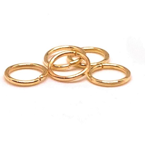 100 500 or 1000 Pack 4 Mm KC Light Gold Jump Rings Bulk - Etsy