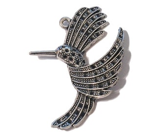 Hummingbird charms | Etsy