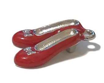 Ruby slippers charm | Etsy