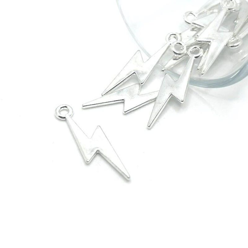 Lightning Charm - Etsy