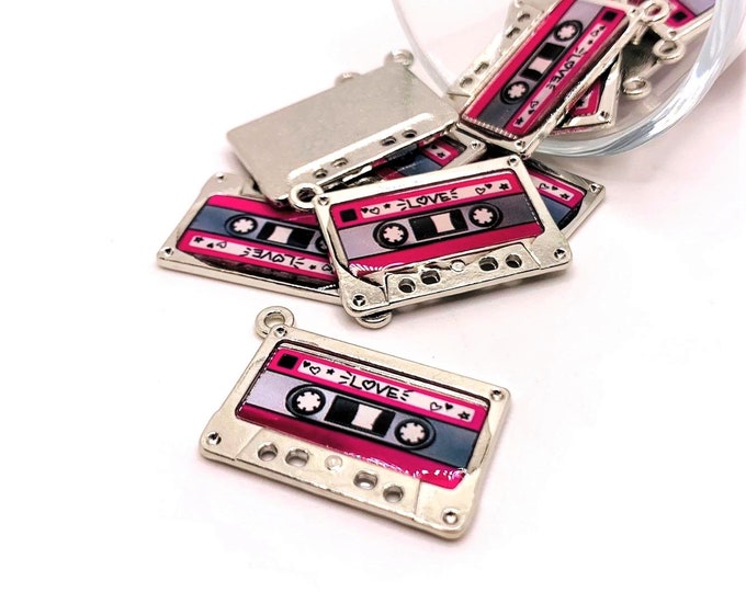 Vintage Record Charms 10 Miniature 45 RPM Records Retro - Etsy