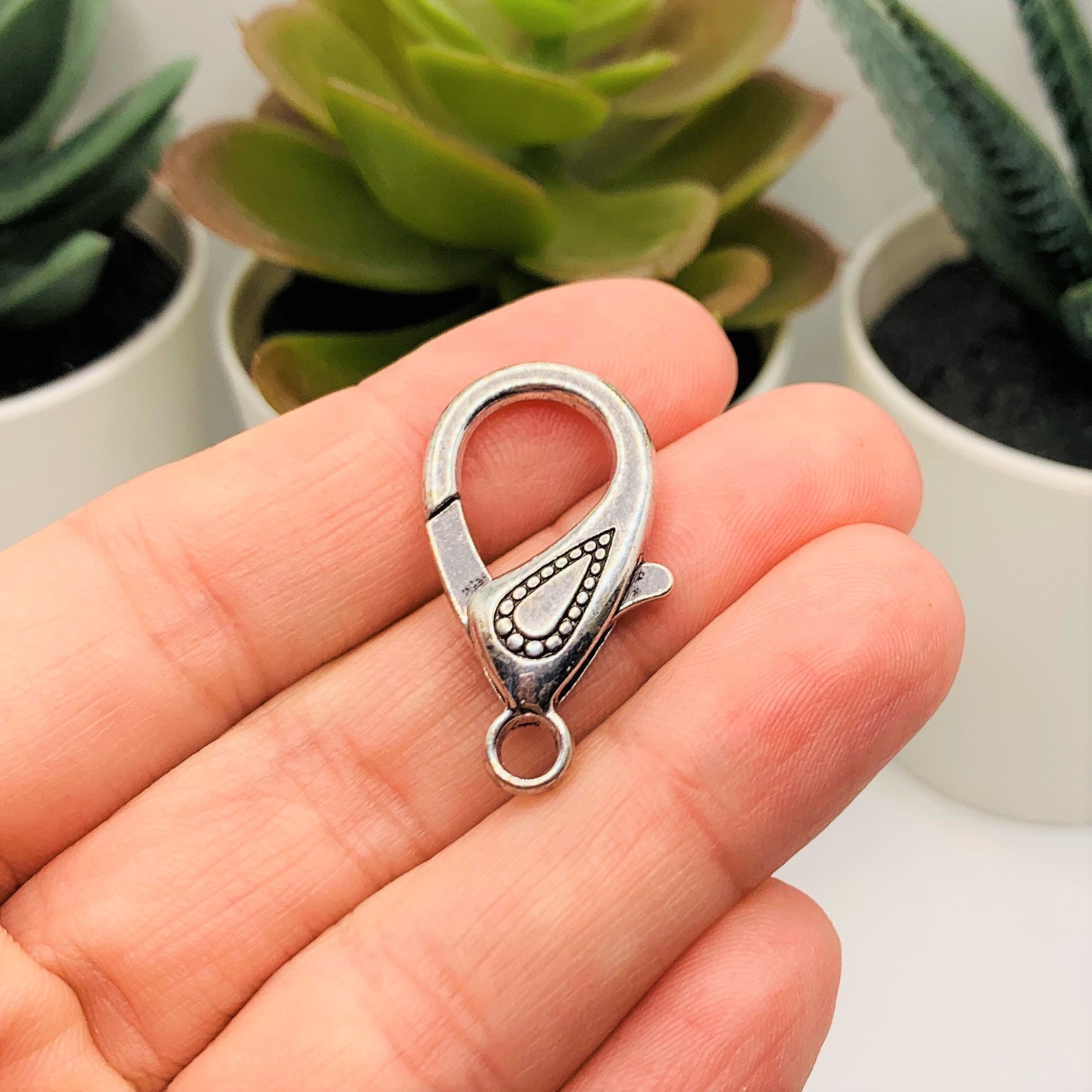 4 20 or 50 BULK Large Ornate Lobster Clasps Jumbo Claw - Etsy