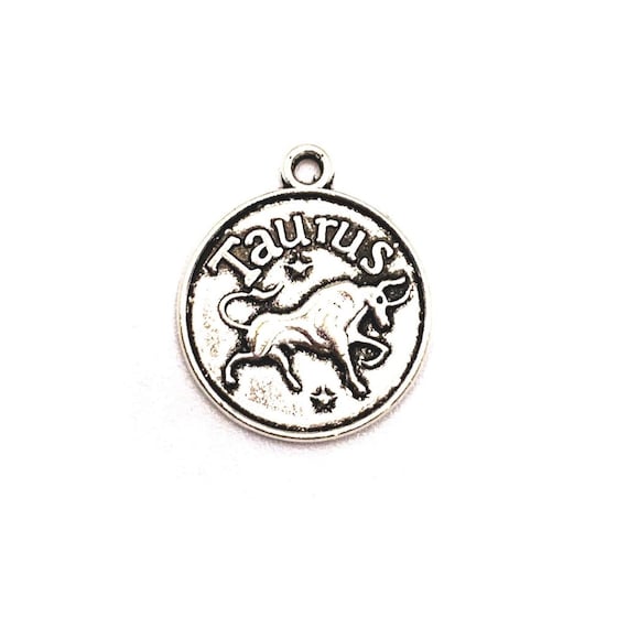 1 4 or 20 BULK Taurus Zodiac Character Charm Astrology | Etsy