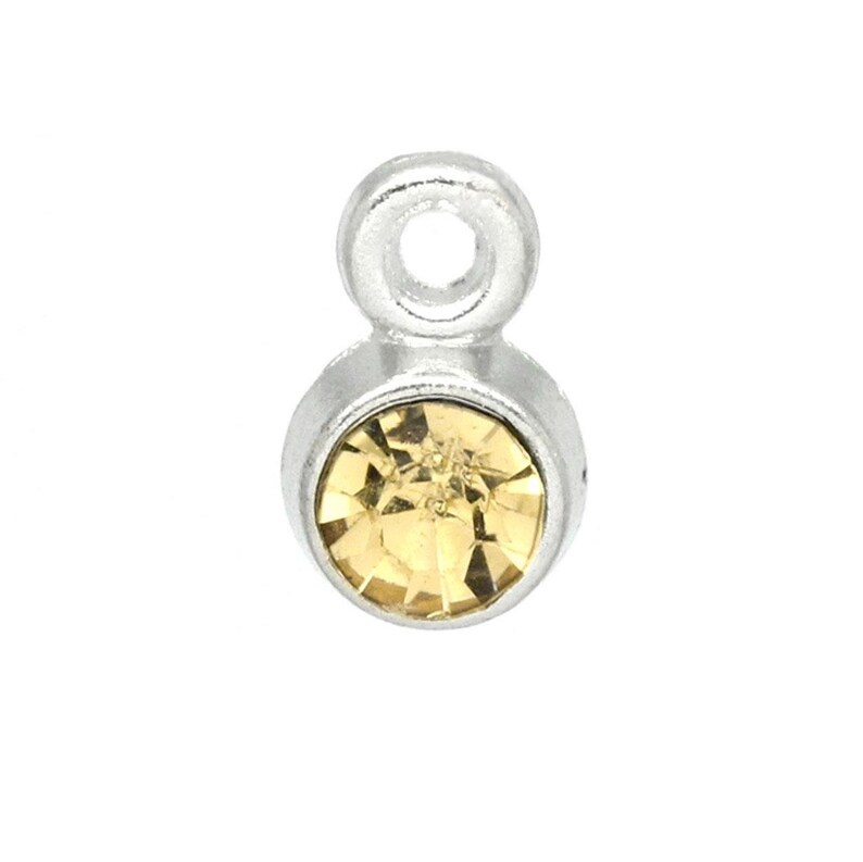 4 20 or 50 BULK Small Rhinestone Charms Jewelry Findings | Etsy