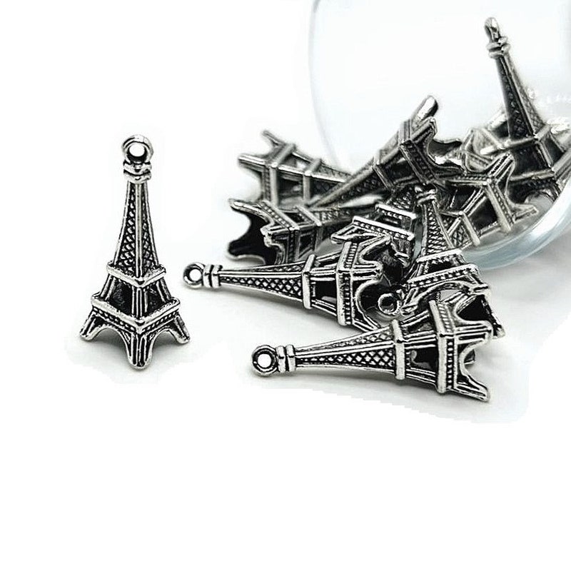Eifel Tower Charm Gold - Etsy