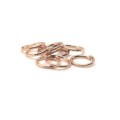 100 500 or 1000 Pack 4 Mm KC Light Gold Jump Rings Bulk - Etsy