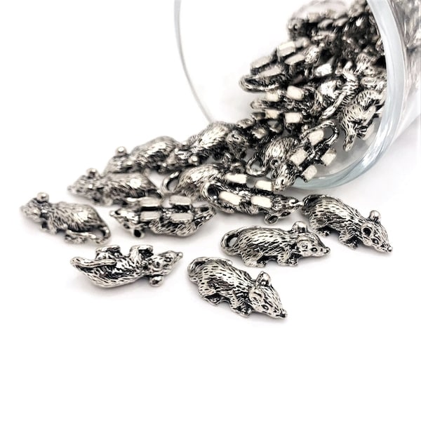 Silver Mouse - Etsy