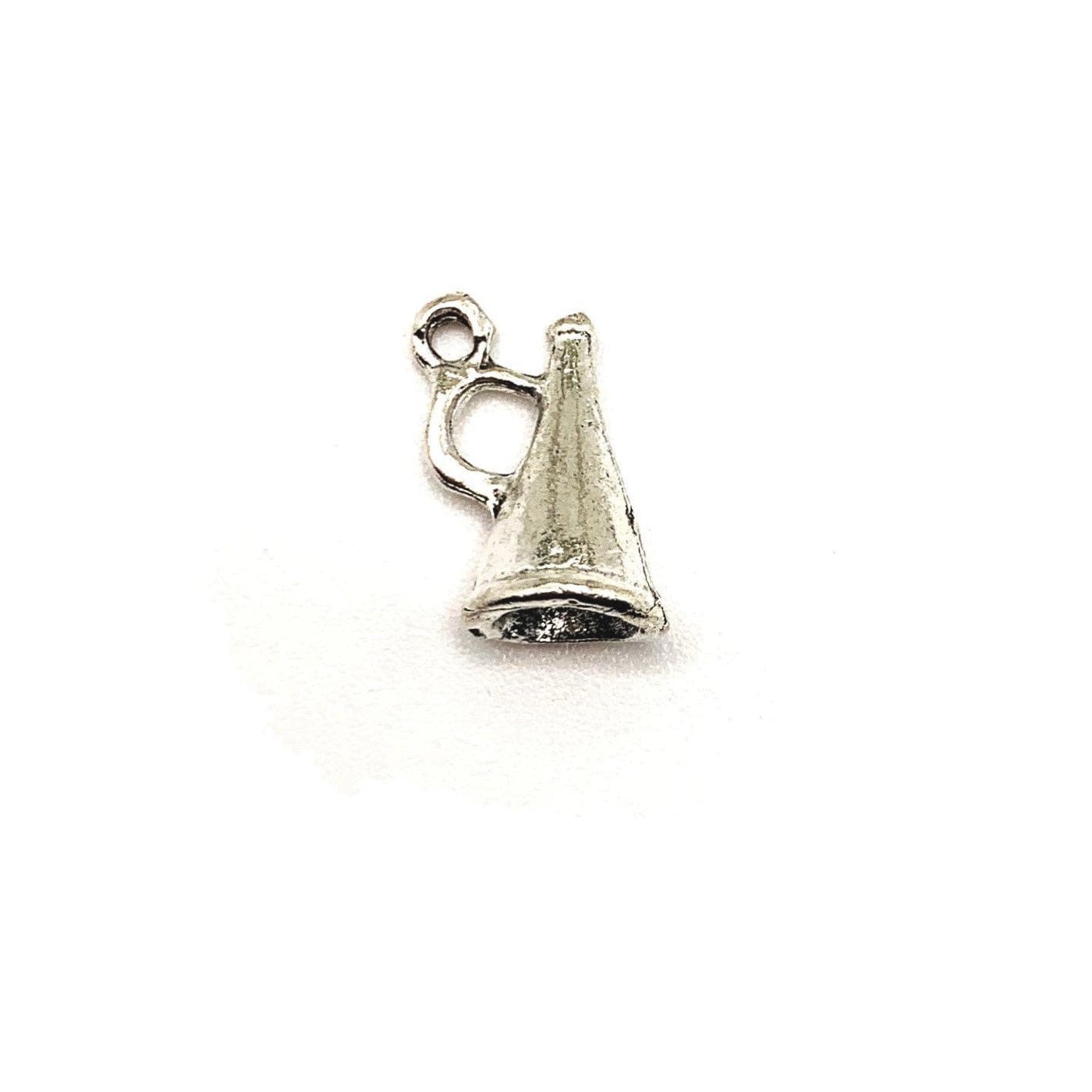 4 20 or 50 BULK Silver Megaphone Charms Cheerleading Squad - Etsy