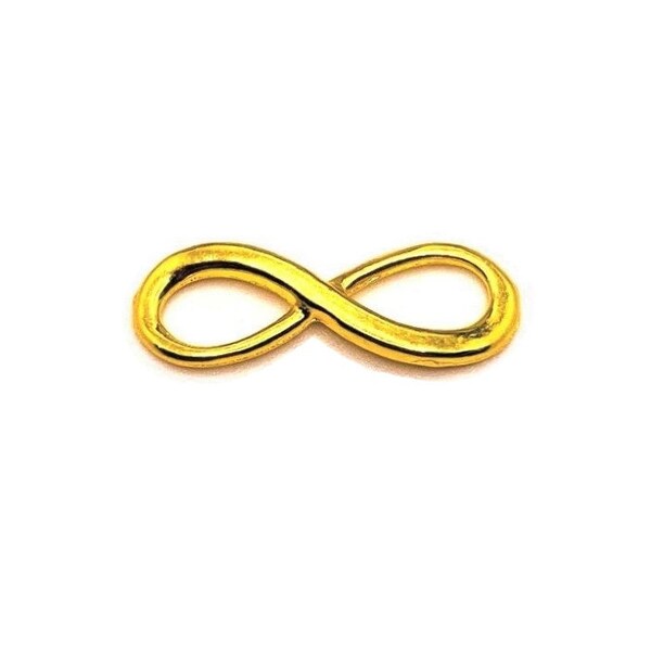 Gold Infinity Charm - Etsy