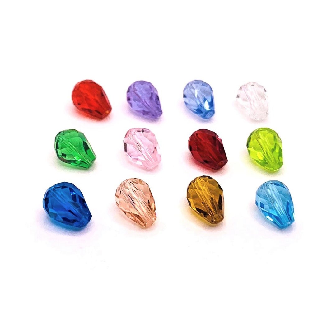 12 or 60 BULK Pieces 6 X 8 Mm Birthstone Bead Set, One of Each Month ...