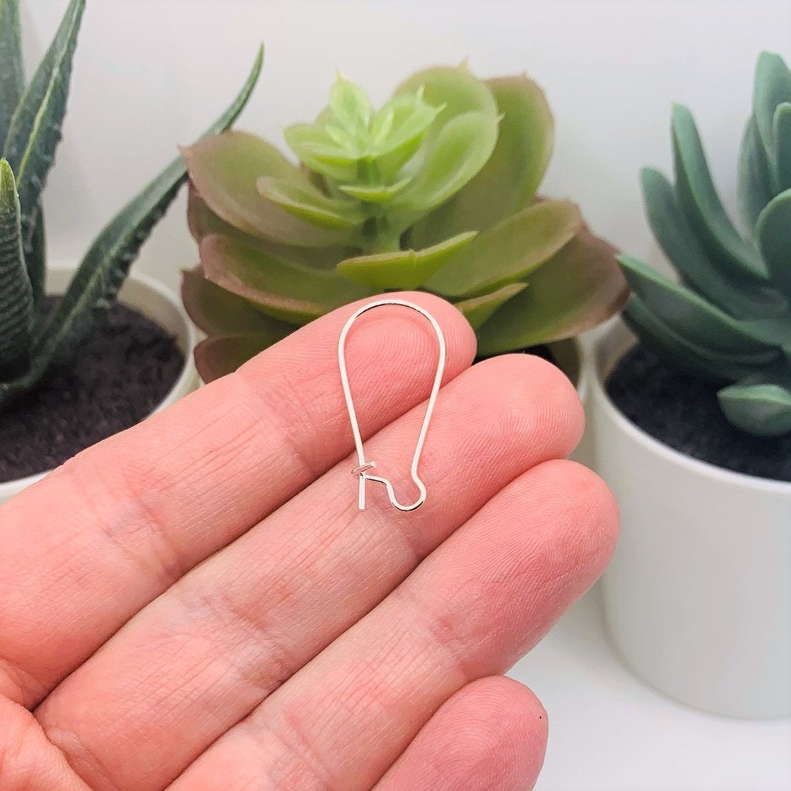 100 or 500 BULK Bright Silver Kidney Wire Earring Hook - Etsy