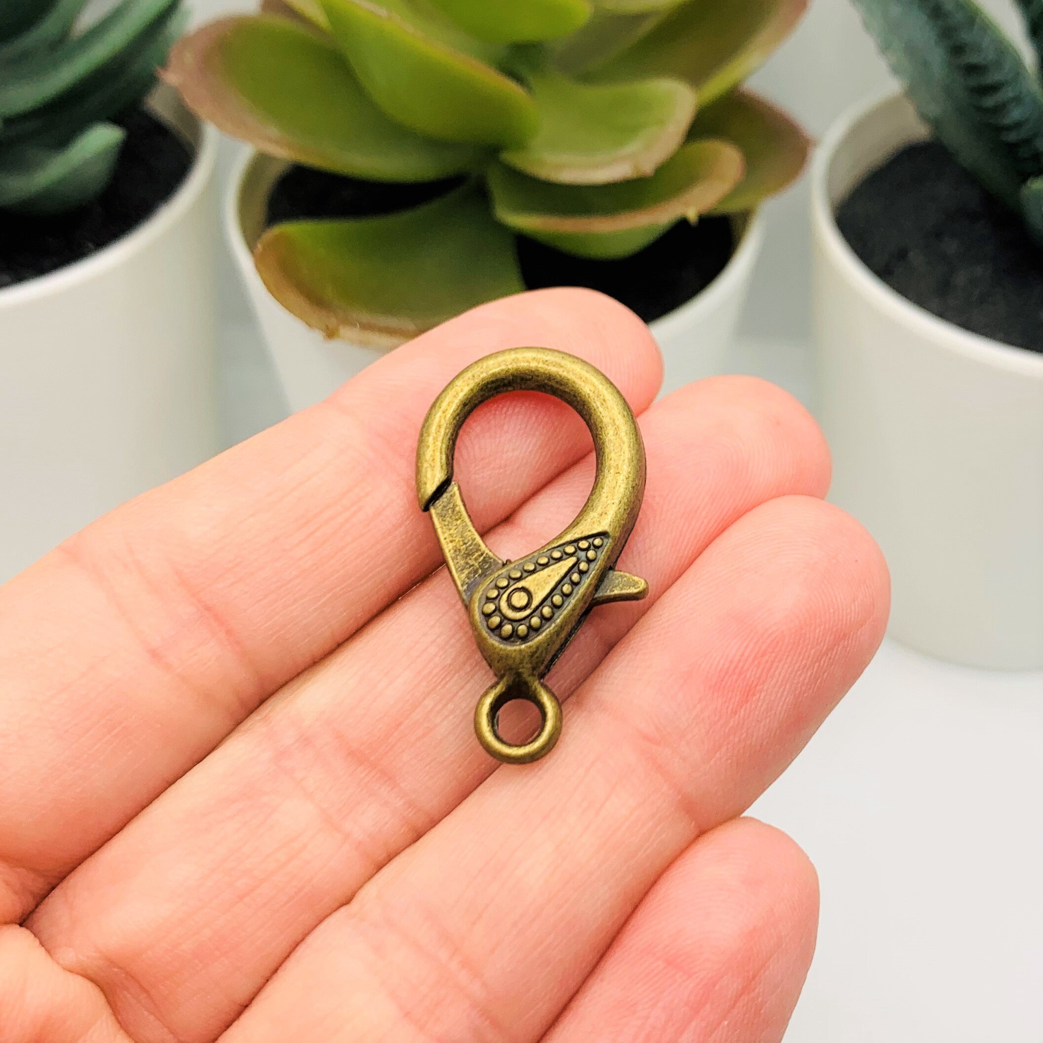 4 20 or 50 BULK Large Ornate Lobster Clasps Jumbo Claw - Etsy