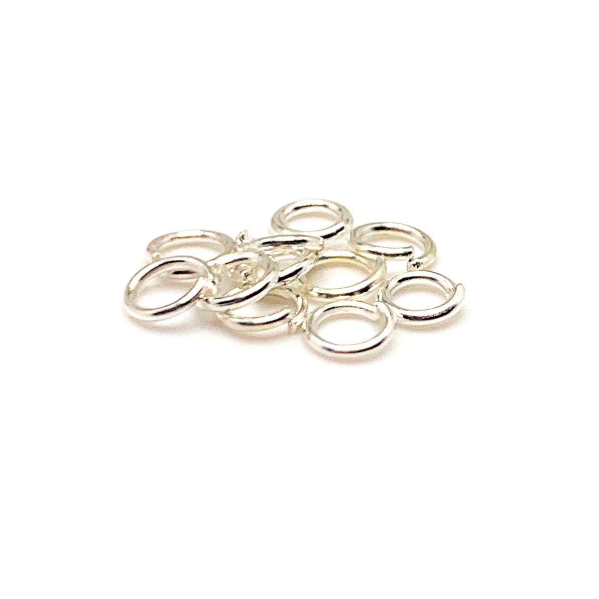 100 500 or 1000 4 Mm Bright Silver Plated Jump Rings Bulk - Etsy