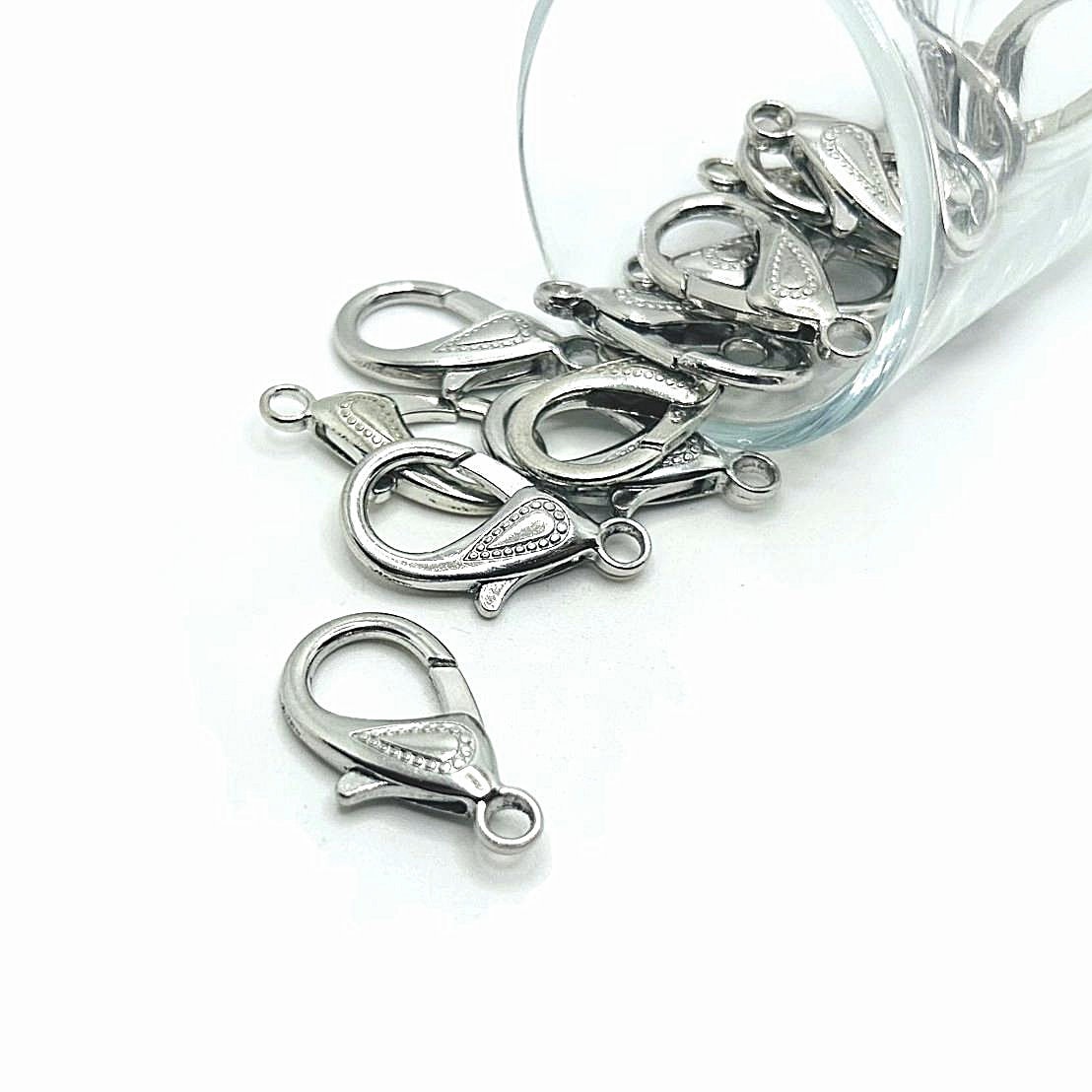 4, 20 or 50 BULK Large Ornate Lobster Clasps, Jumbo Claw Clasp, 31mm ...