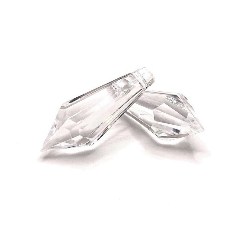 Acrylic Teardrop Pendants - Etsy