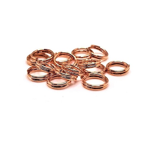 100 500 or 1000 4 Mm Dark Rose Gold Jump Rings Bulk Jump - Etsy