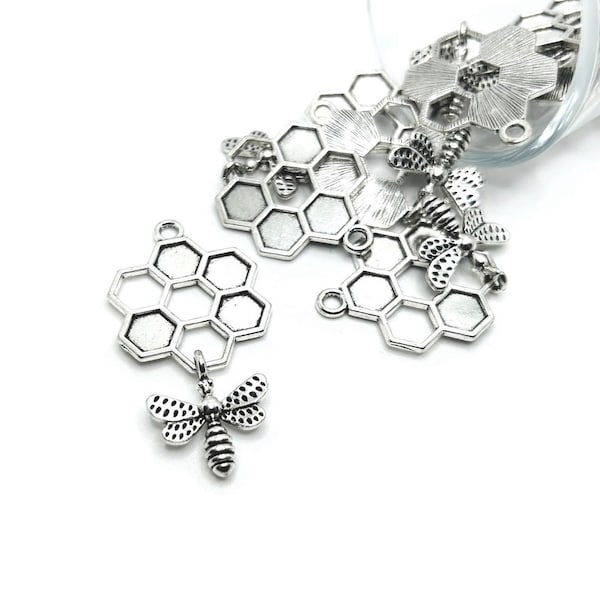 Bee Charms - Etsy
