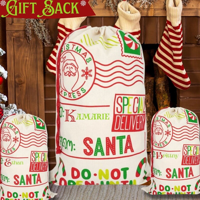 Christmas Big Sacks - Etsy