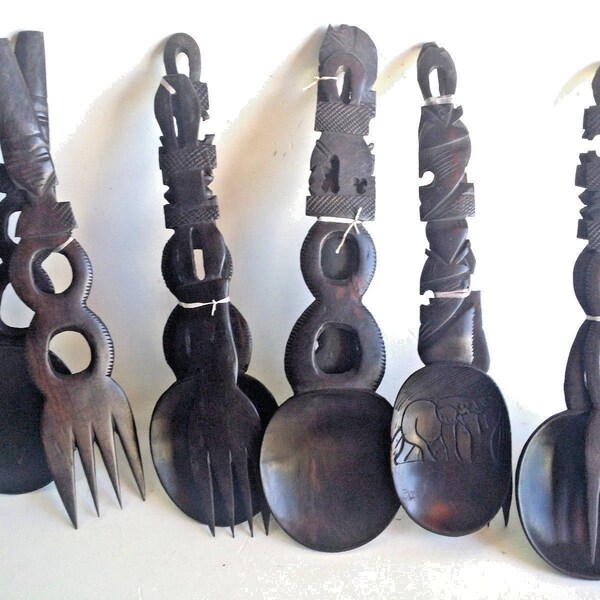 Wood Spoon African - Etsy
