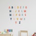 Alphabet Wall Decals - BLUE COLOURS Removable - Educational Wall ...