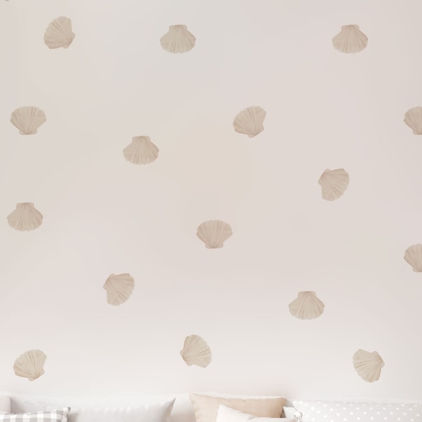 Scallop Wall Decal - Etsy