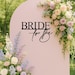 Bride to Be Backdrop Sign, Bridal Shower Decor, Miss to Mrs Sign ...