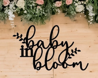 Baby in Bloom Backdrop - Etsy