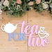 Tea for Two Birthday Sign, 2nd Birthday Girl Tea Party Decor, Tea Party ...