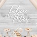 Future Mrs Sign Bridal Shower Backdrop Sign Miss to Mrs Wood - Etsy