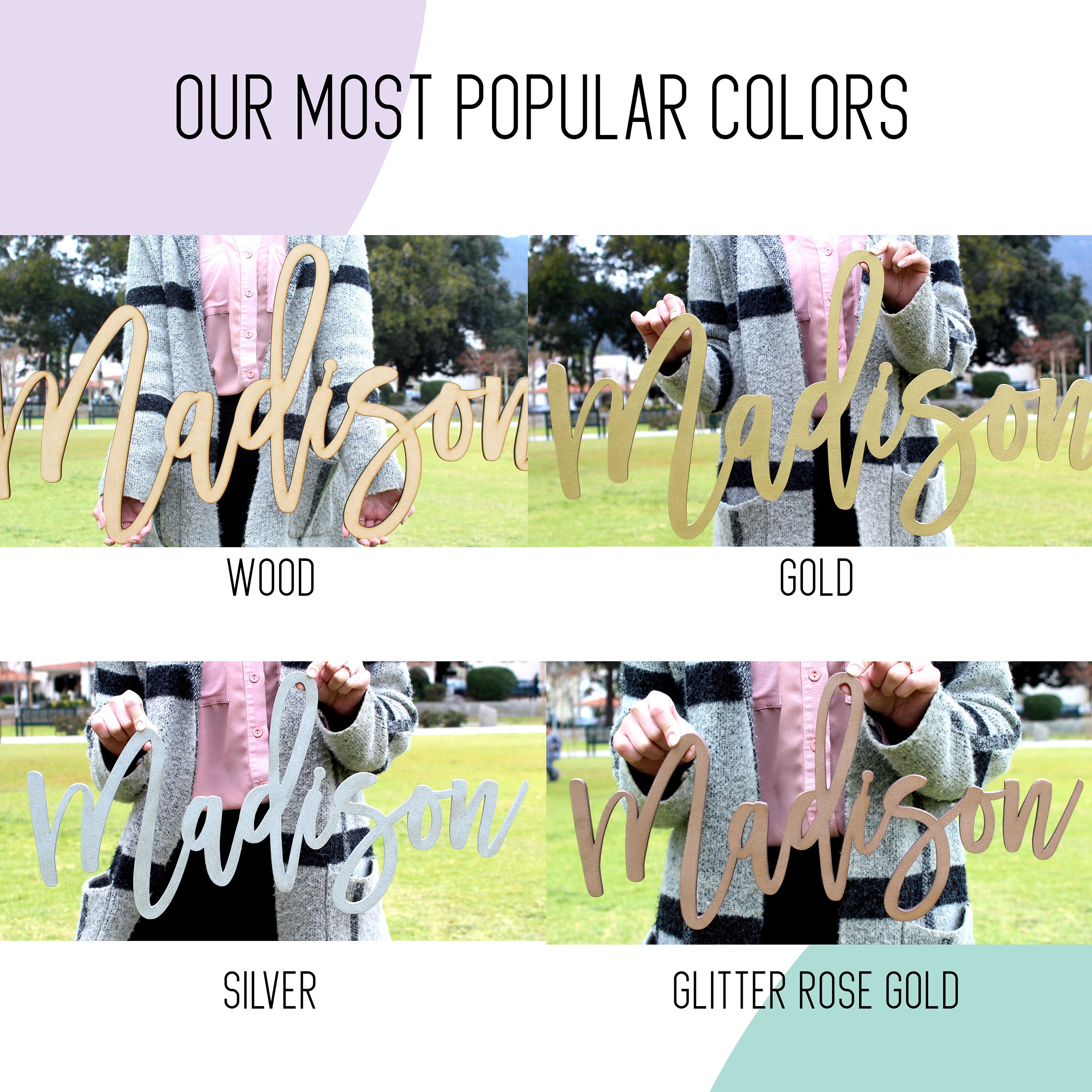 Hexagon Laser Cut Mantle Sign Modern Wedding Decor Name | Etsy