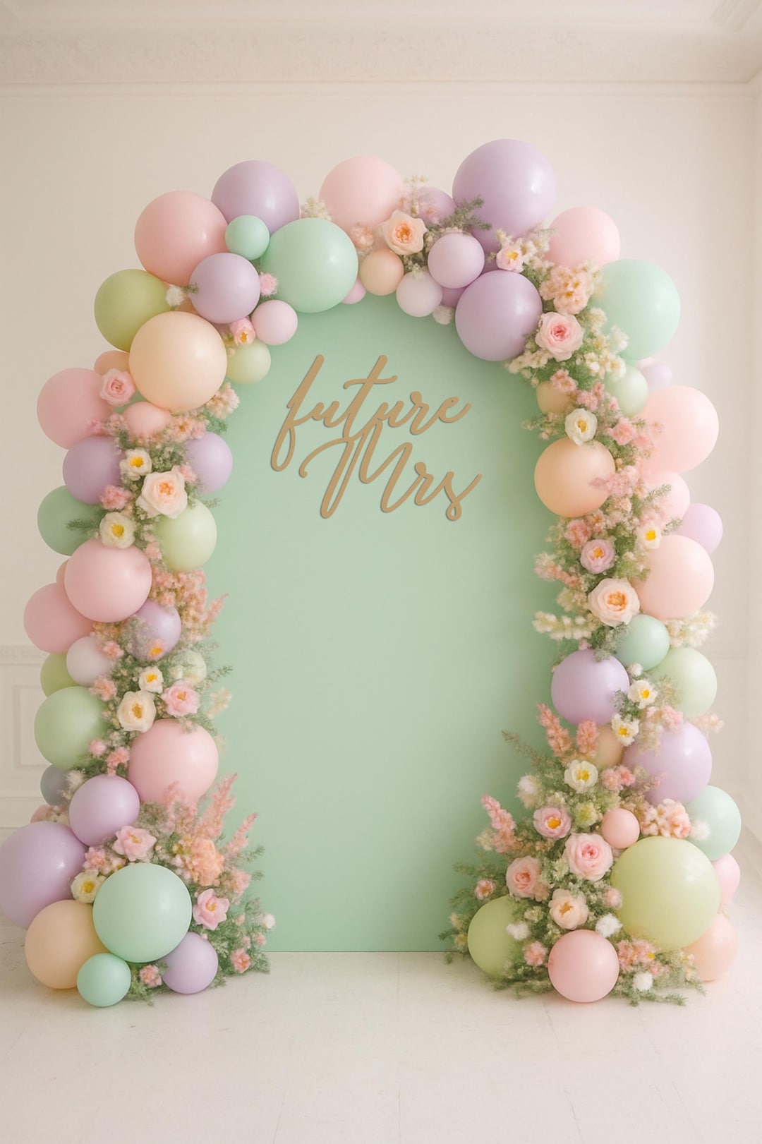 Future Mrs Sign Bridal Shower Backdrop Sign, Miss to Mrs Wood Sign ...