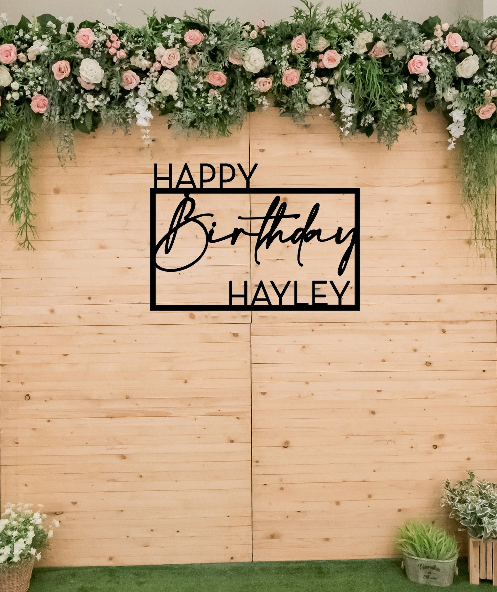Custom Birthday Sign for Backdrop Name Sign for Party - Etsy