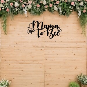 Mama to Bee Wood Sign, Bee Themed Baby Shower, Bee Decorations Gender ...