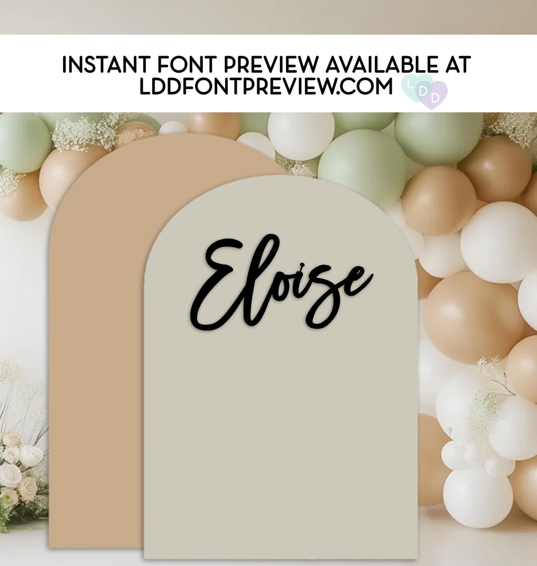 Personalized Wooden Name Sign, Party Backdrop Decor, Birthday ...