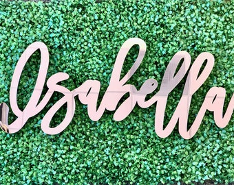 Acrylic Name Cutout - Etsy