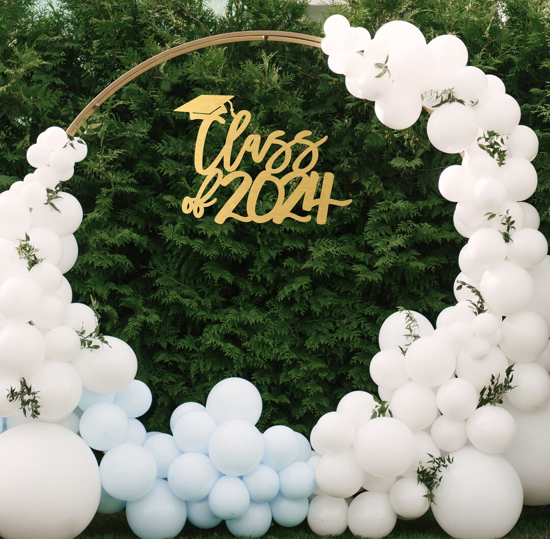 Class of 2024 Decorations, Signs for Graduation Backdrop Class of 2024 ...