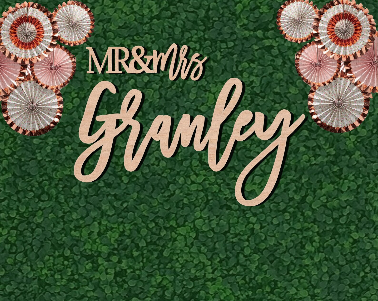 Large Custom Backdrop Sign Custom Last Name Wood Sign - Etsy