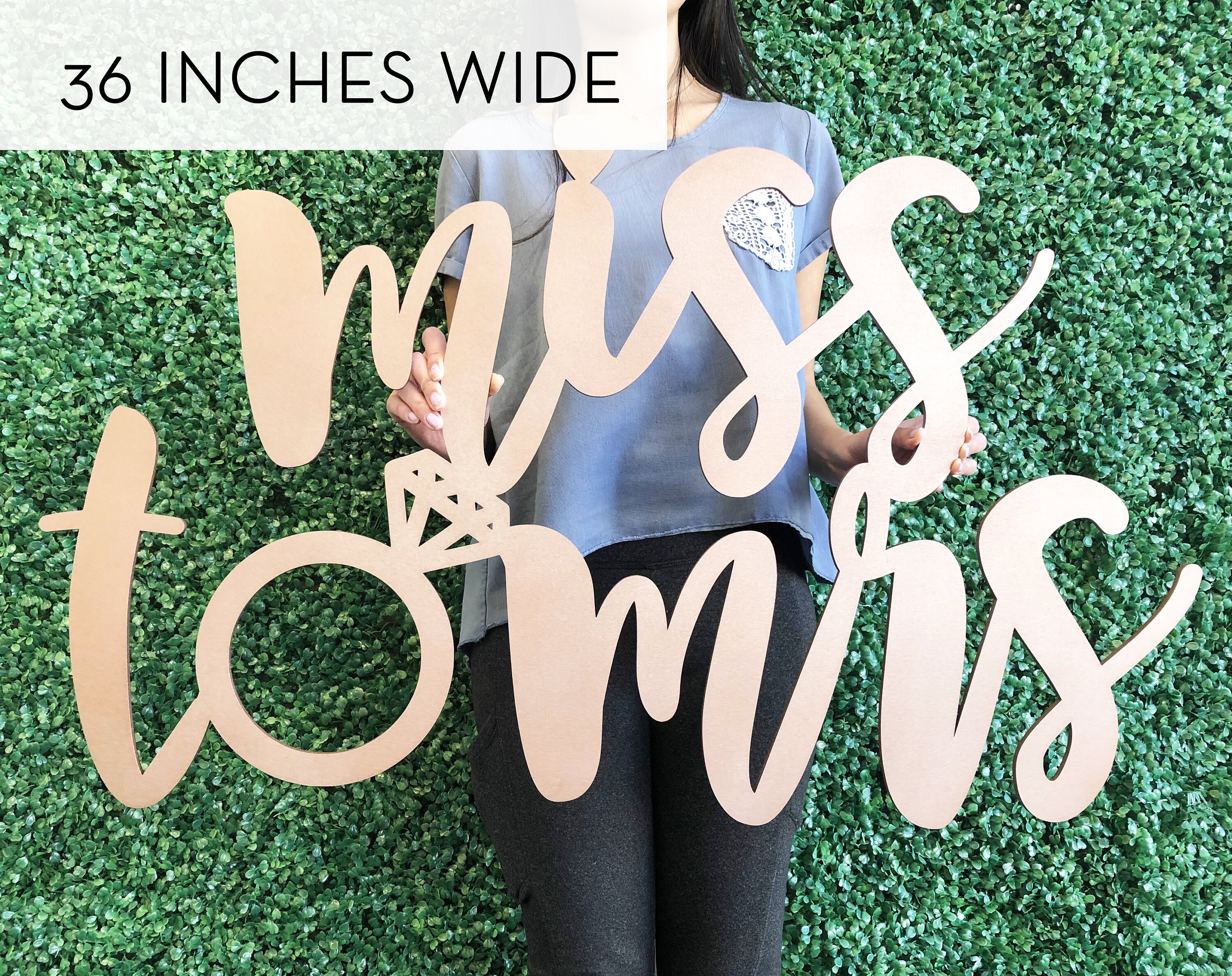 Miss to Mrs Sign Bridal Shower Sign for Bride Wedding Bridal - Etsy Finland