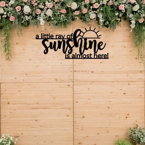 Sunshine Baby Shower, A Little Ray of Sunshine Decorations, Boho ...