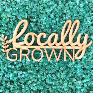 Locally Grown Baby Shower Sign, Farmers Market Baby Shower Decor ...