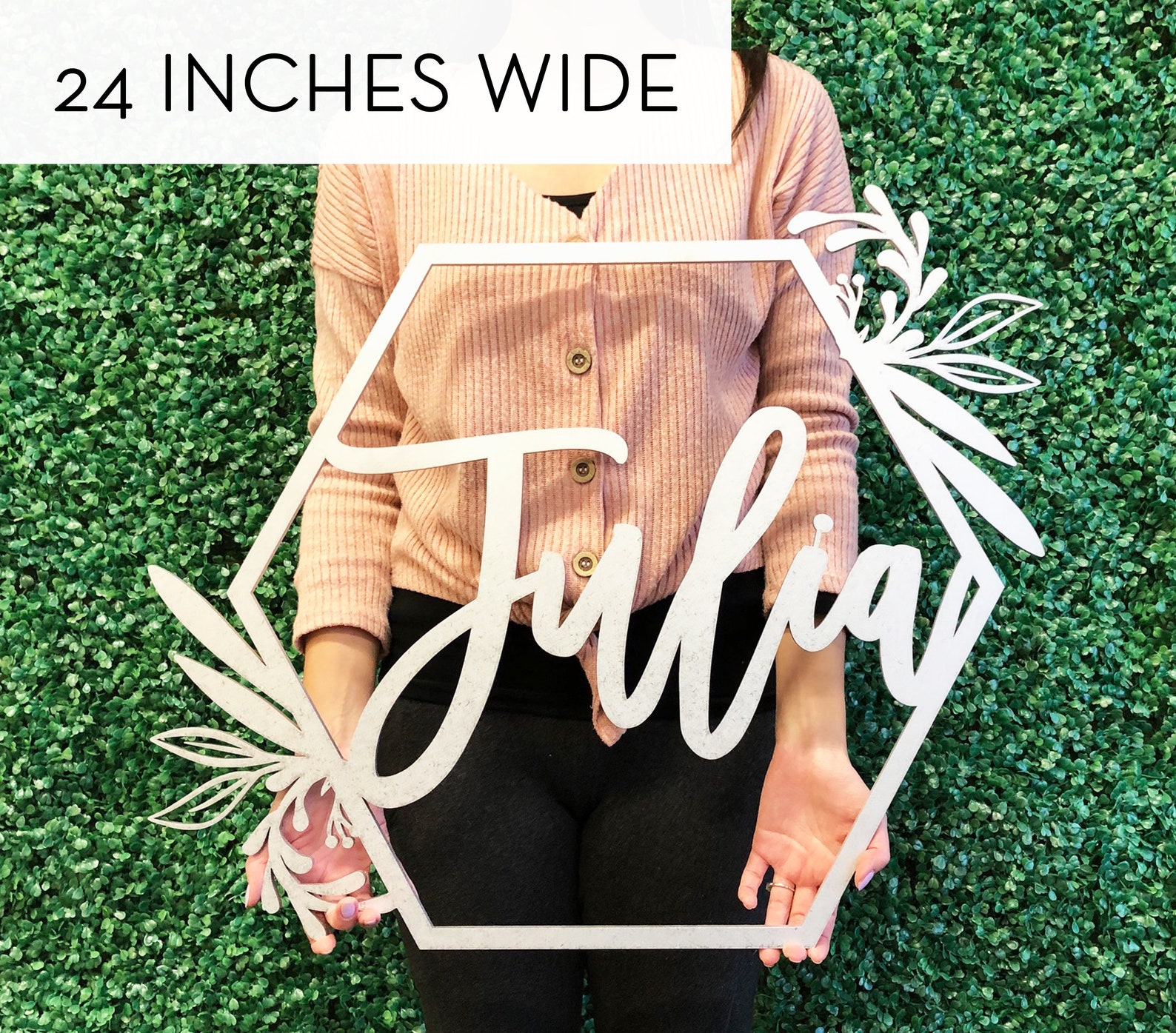 Large Custom Wood Name Sign Geometric Backdrop Sign - Etsy